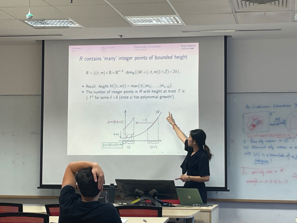 Department of Mathematics - Fang Xinyu - Journey to Valedictorian