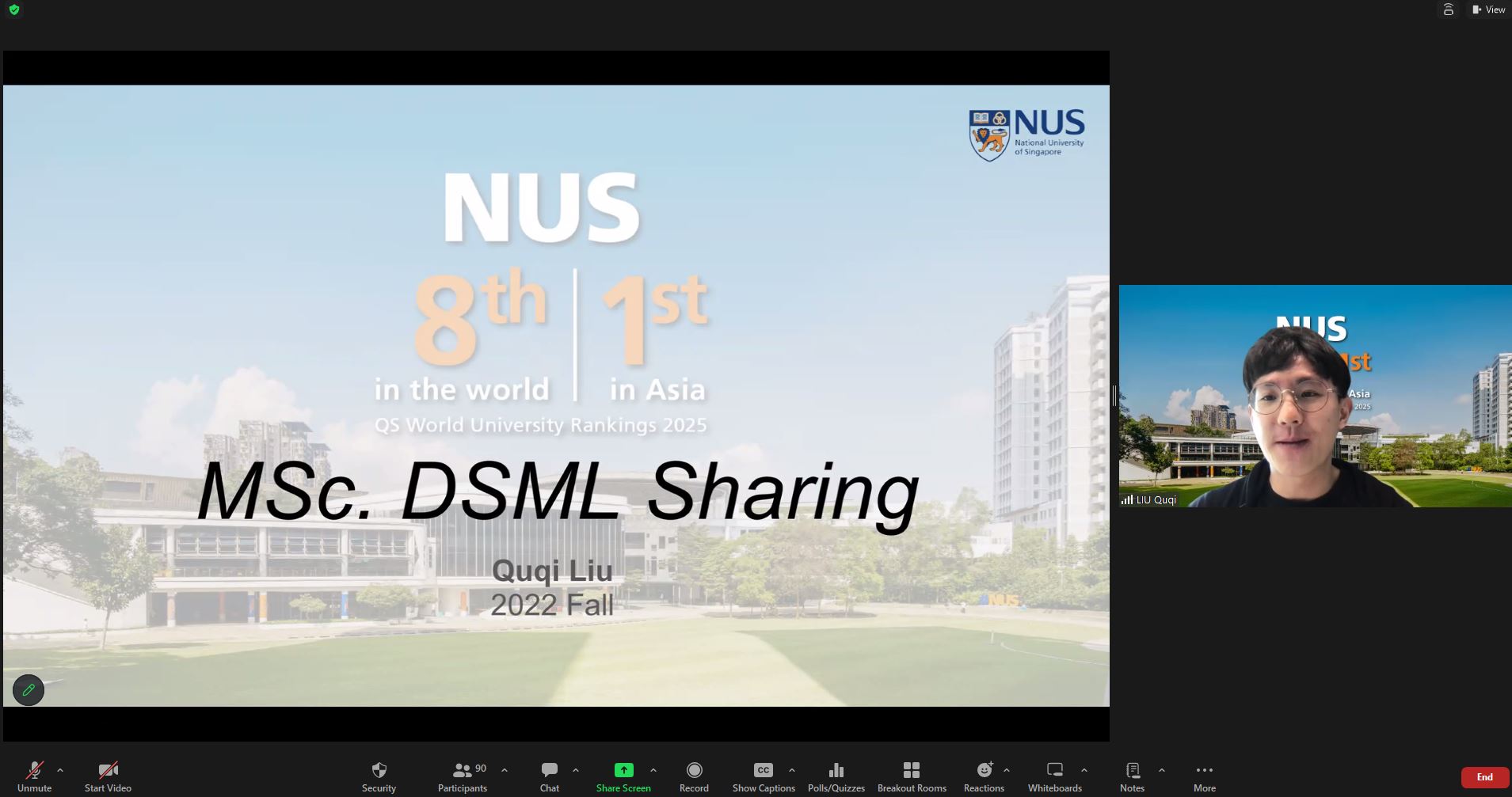 Department of Mathematics - Meet Quqi - FoS PG Alumni Ambassador for MSc in DSML